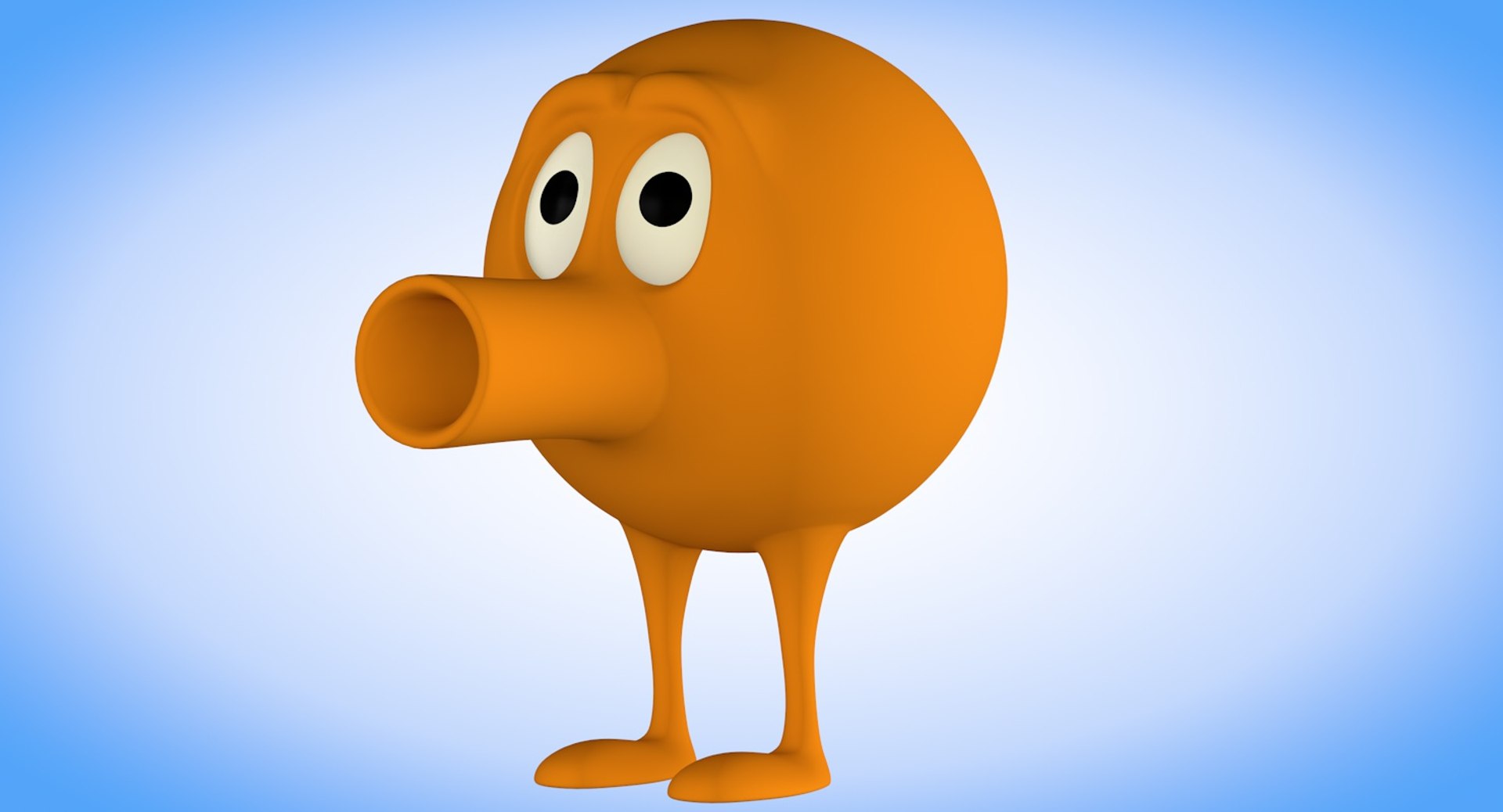 3d Model Qbert