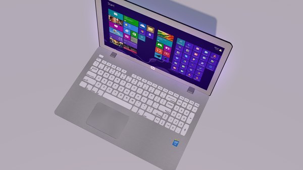 3d laptop model