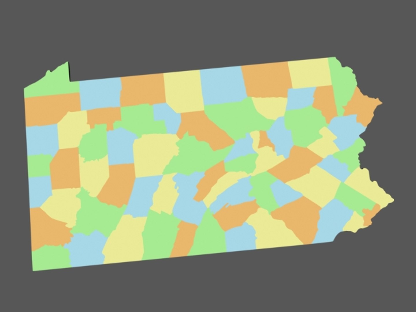 Pa Maps County 3d Lwo