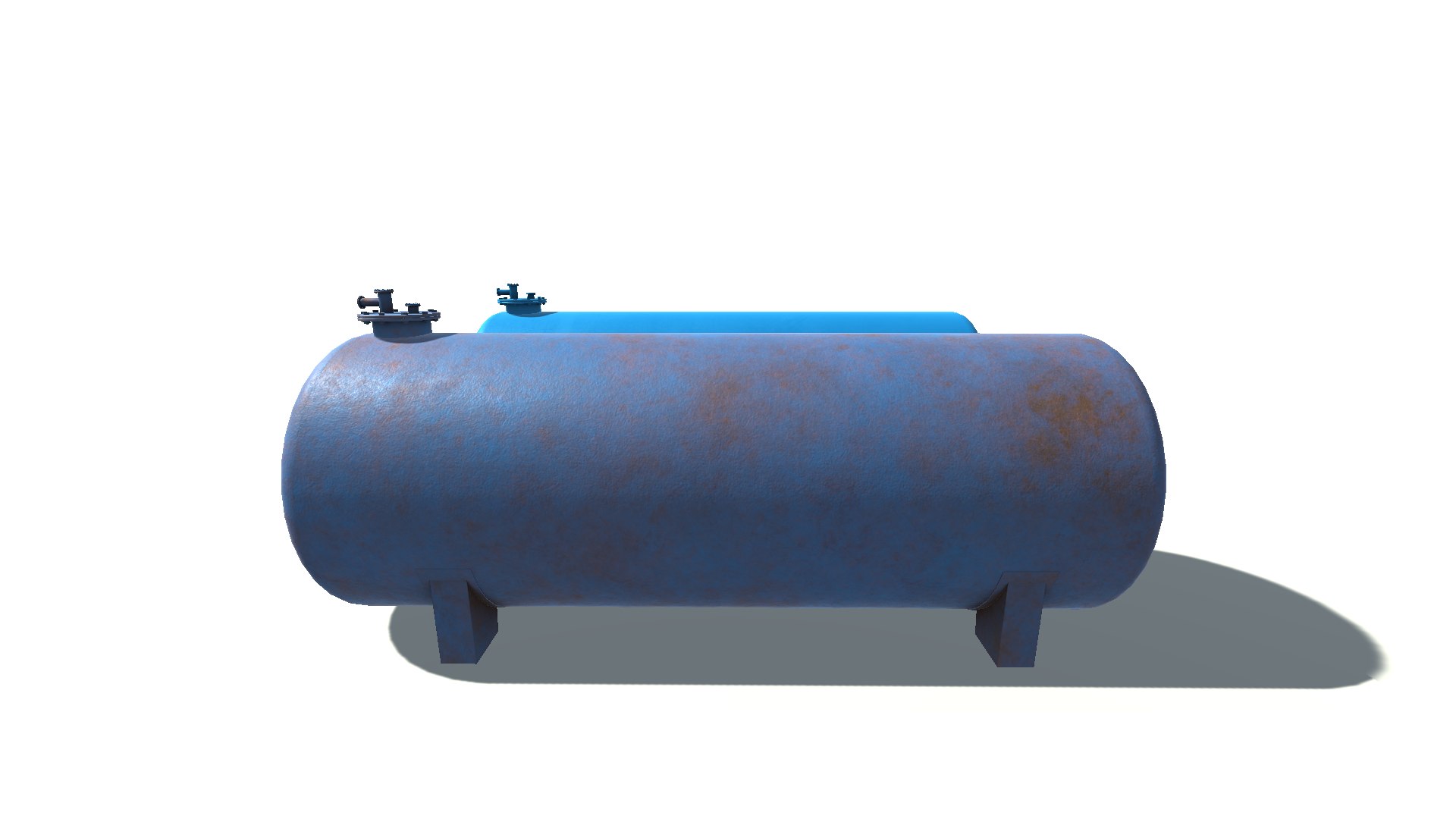 Horizontal Tank 3D Model - TurboSquid 1709417