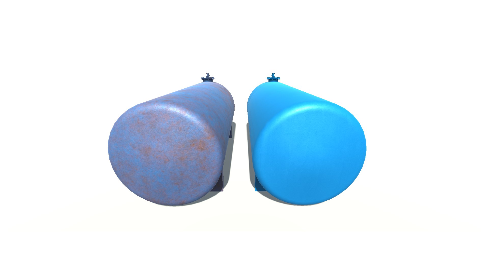 Horizontal Tank 3D Model - TurboSquid 1709417