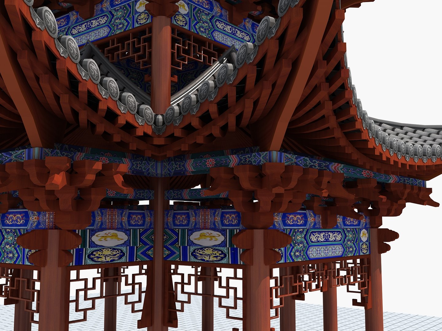 Ancient Pavilion 3D Model - TurboSquid 1806950