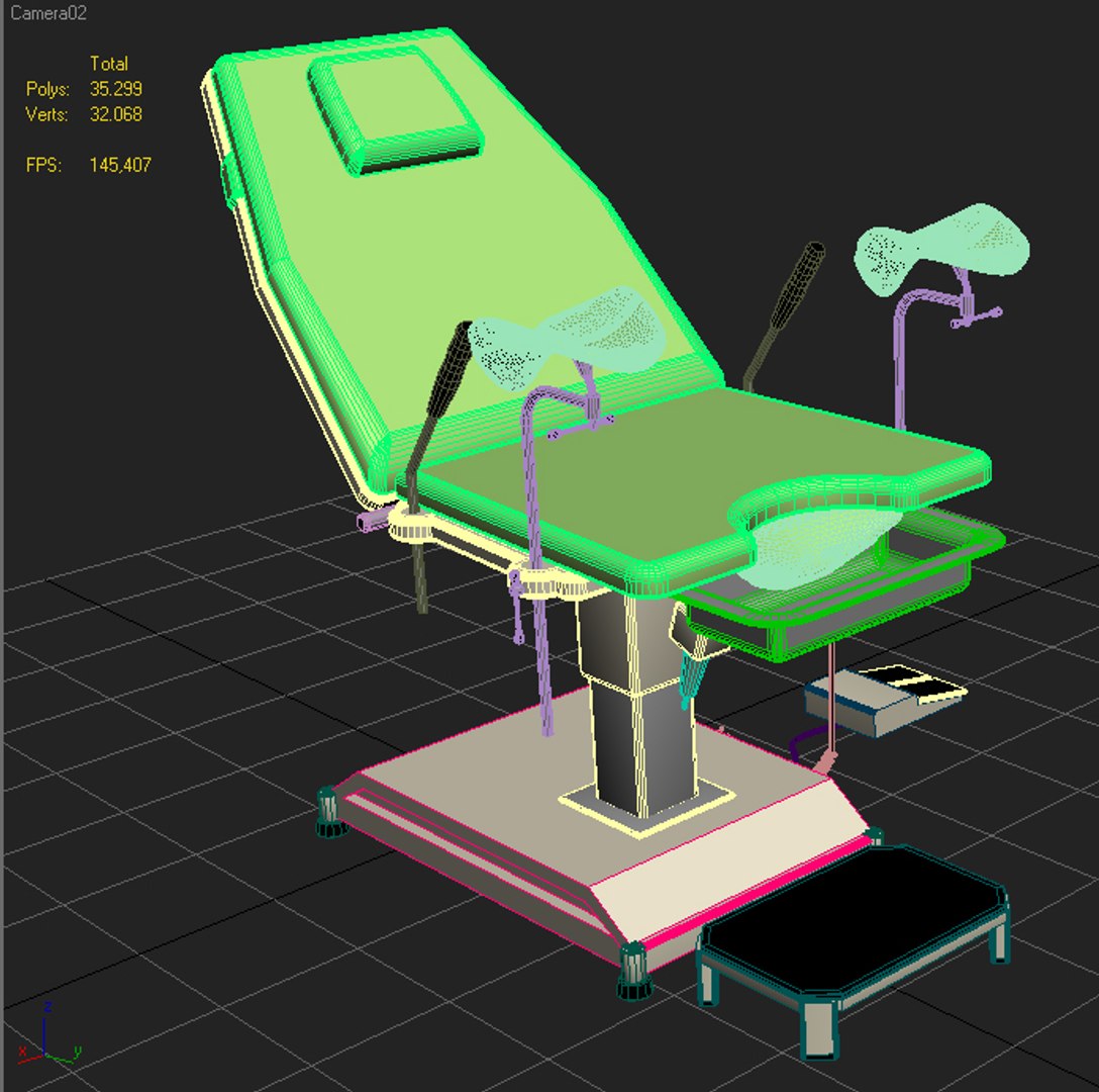 Exam Chair 3D - TurboSquid 1286976