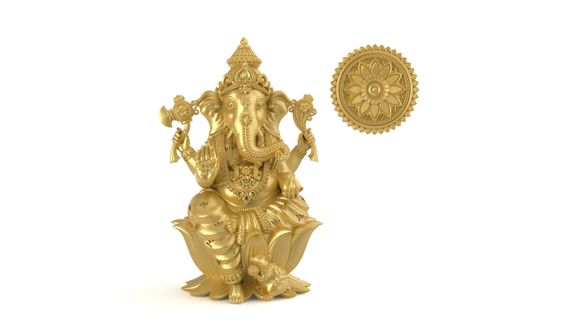 modelo 3d Lord Ganesha 3D-print model - TurboSquid 2072884