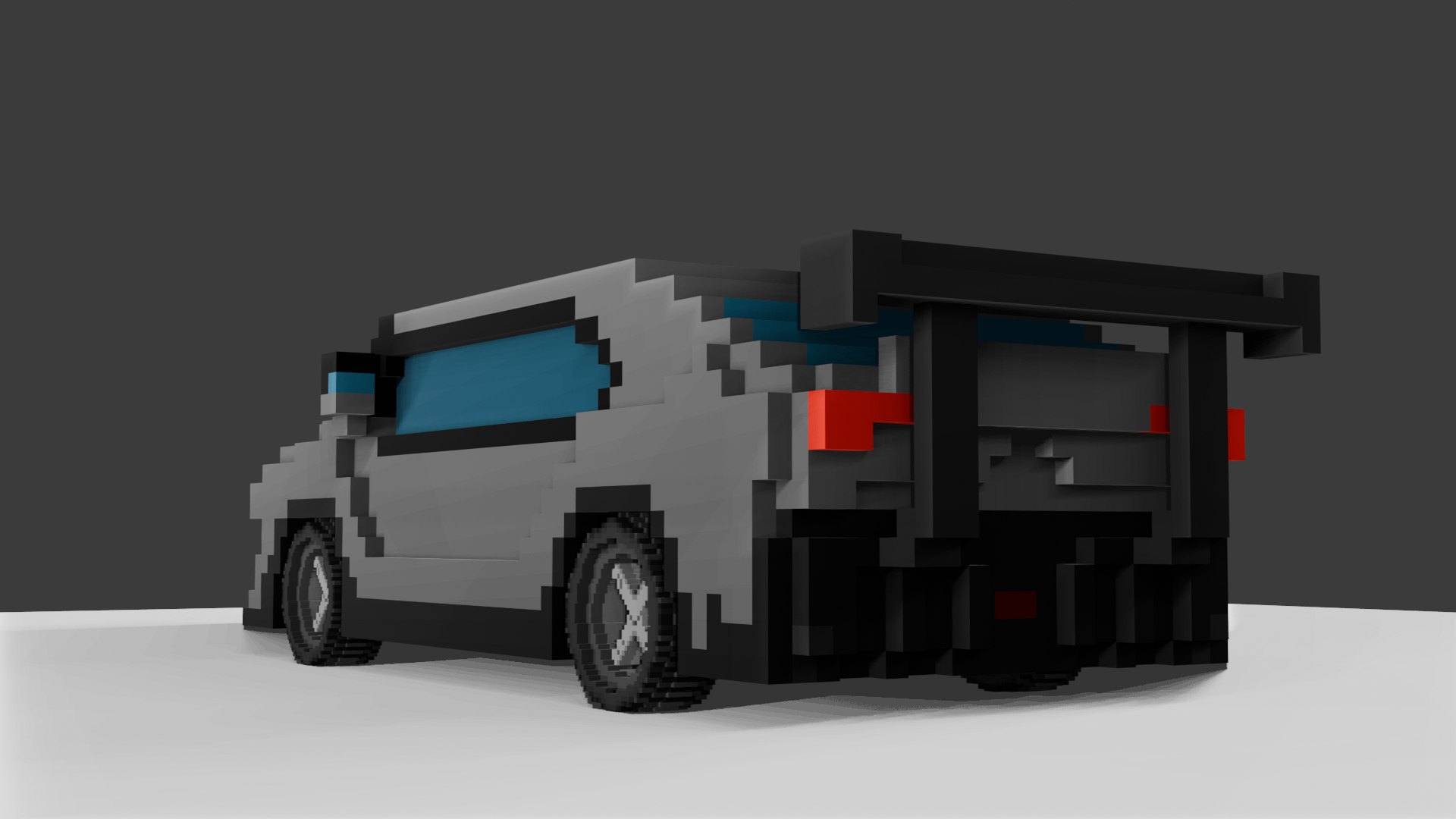 3D Supra Car Voxel Model - TurboSquid 2214522