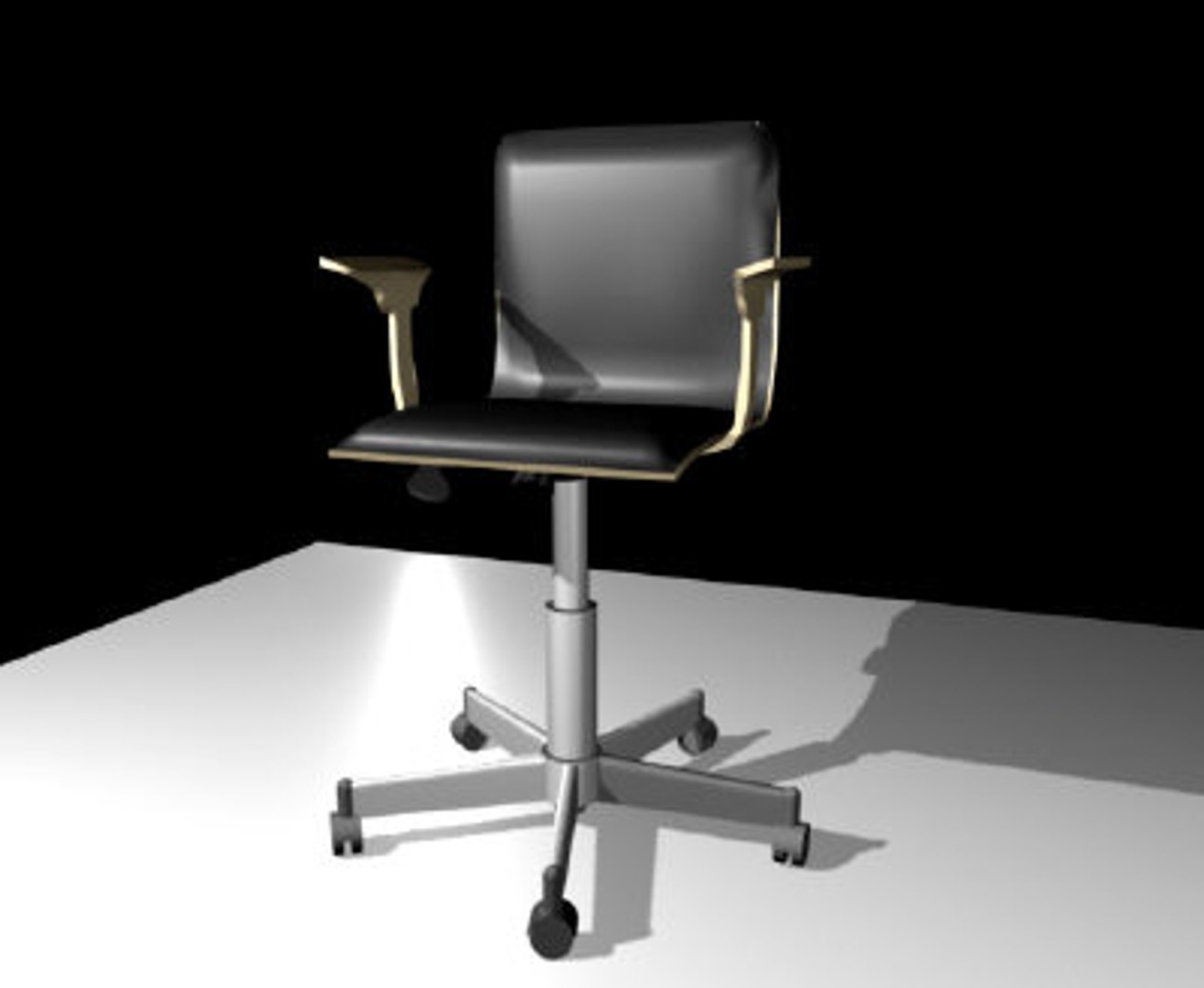 revolving chair 3d model