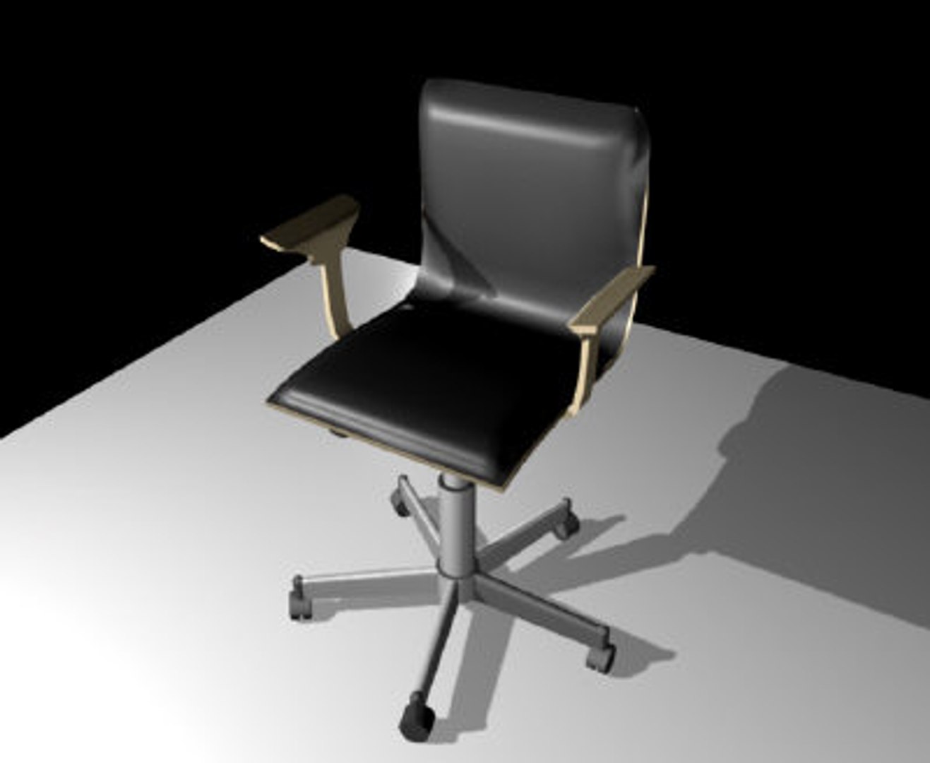 revolving chair 3d model