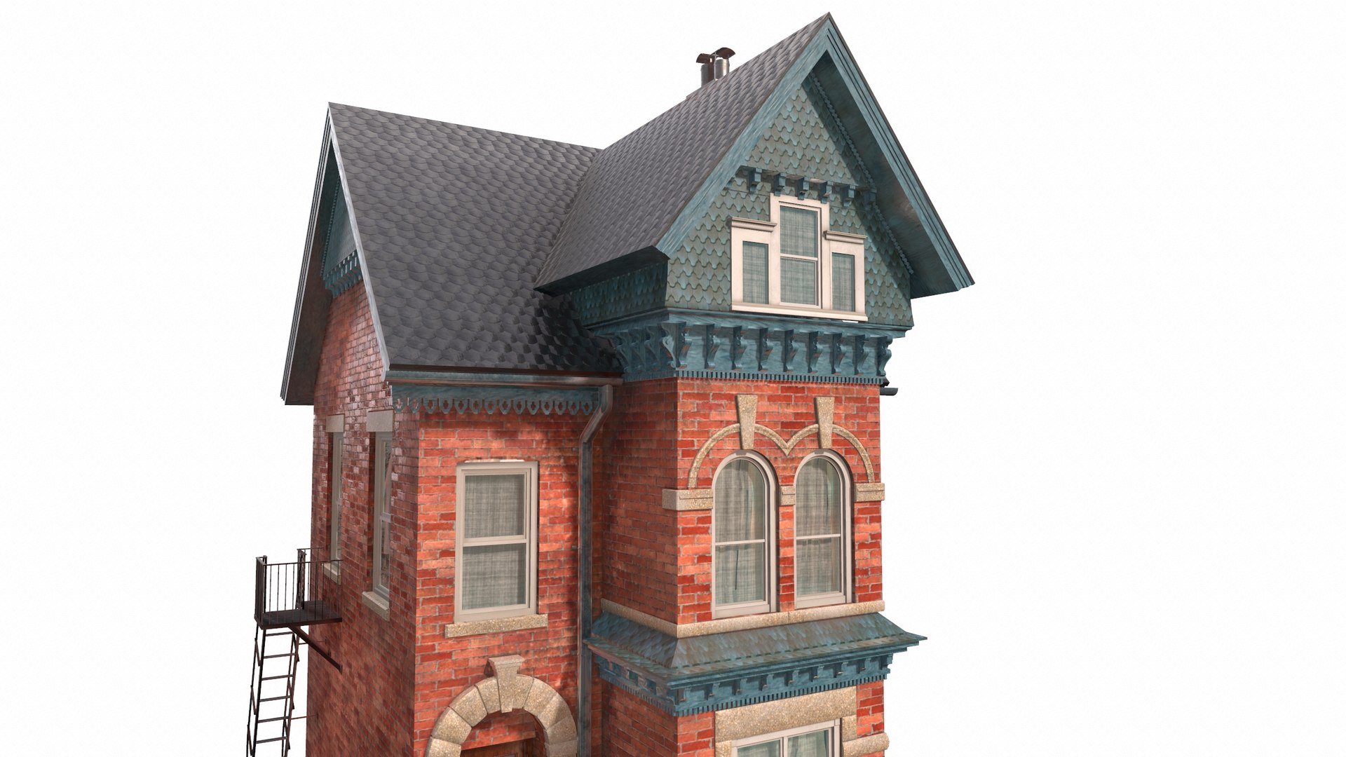 3D Model Victorian House 01 - TurboSquid 1710401