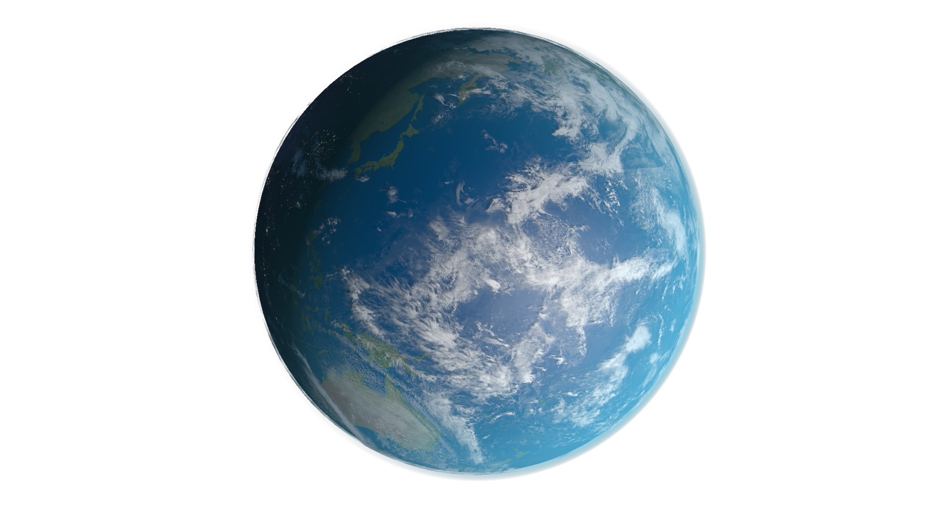 3d Earth Realistic Photorealistic Model