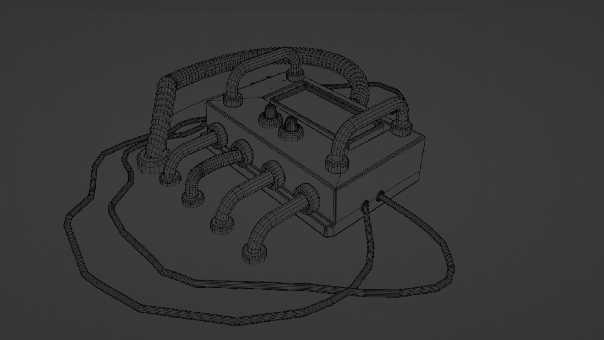Time Bomb-wired Bomb-Cables And Tubes- 3D Model - TurboSquid 2050802