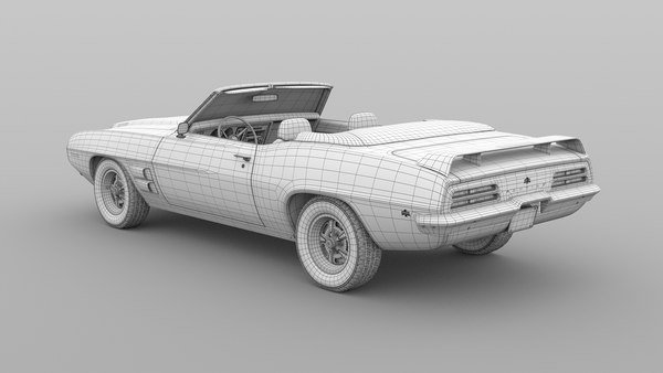 3D 1969 pontiac firebird trans model - TurboSquid 1652363
