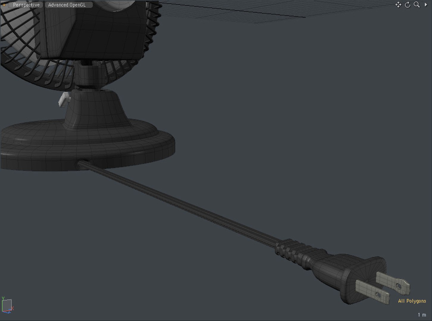 3d Electric Fan Model