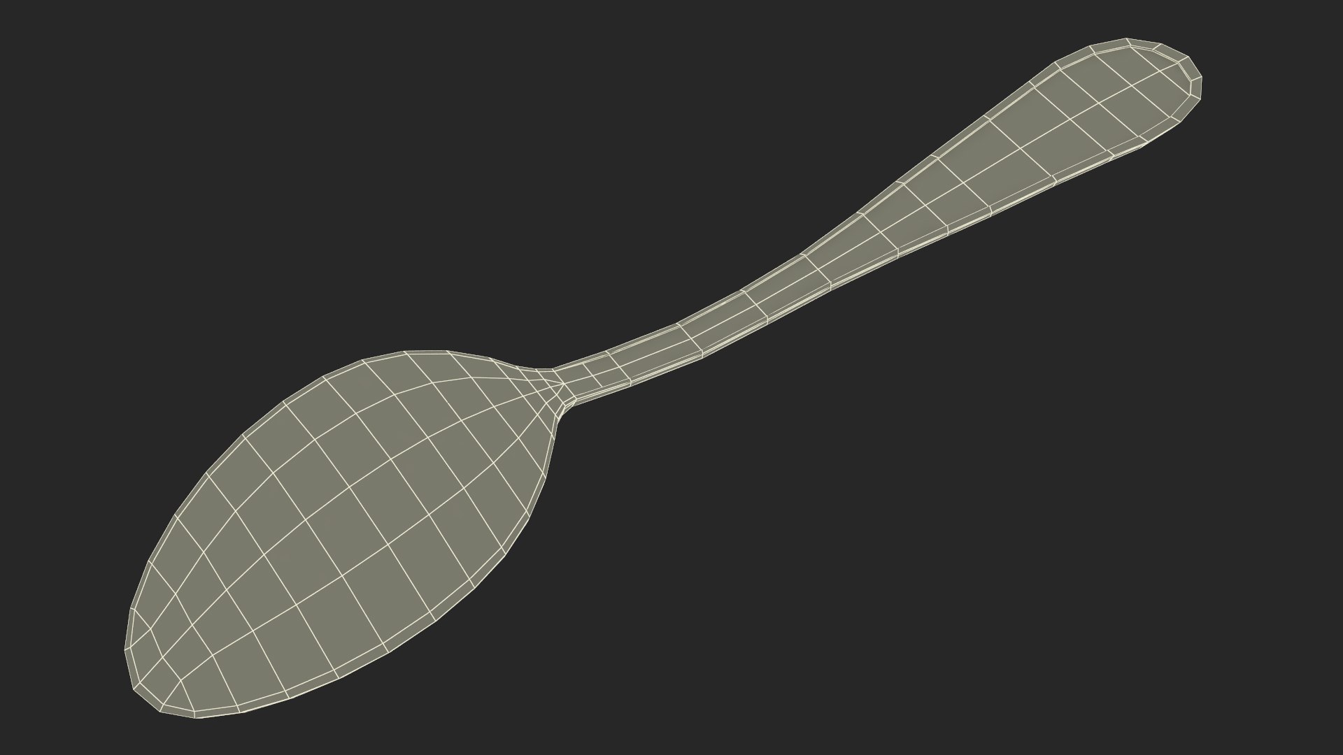 3D Silver Spoon model - TurboSquid 2040969