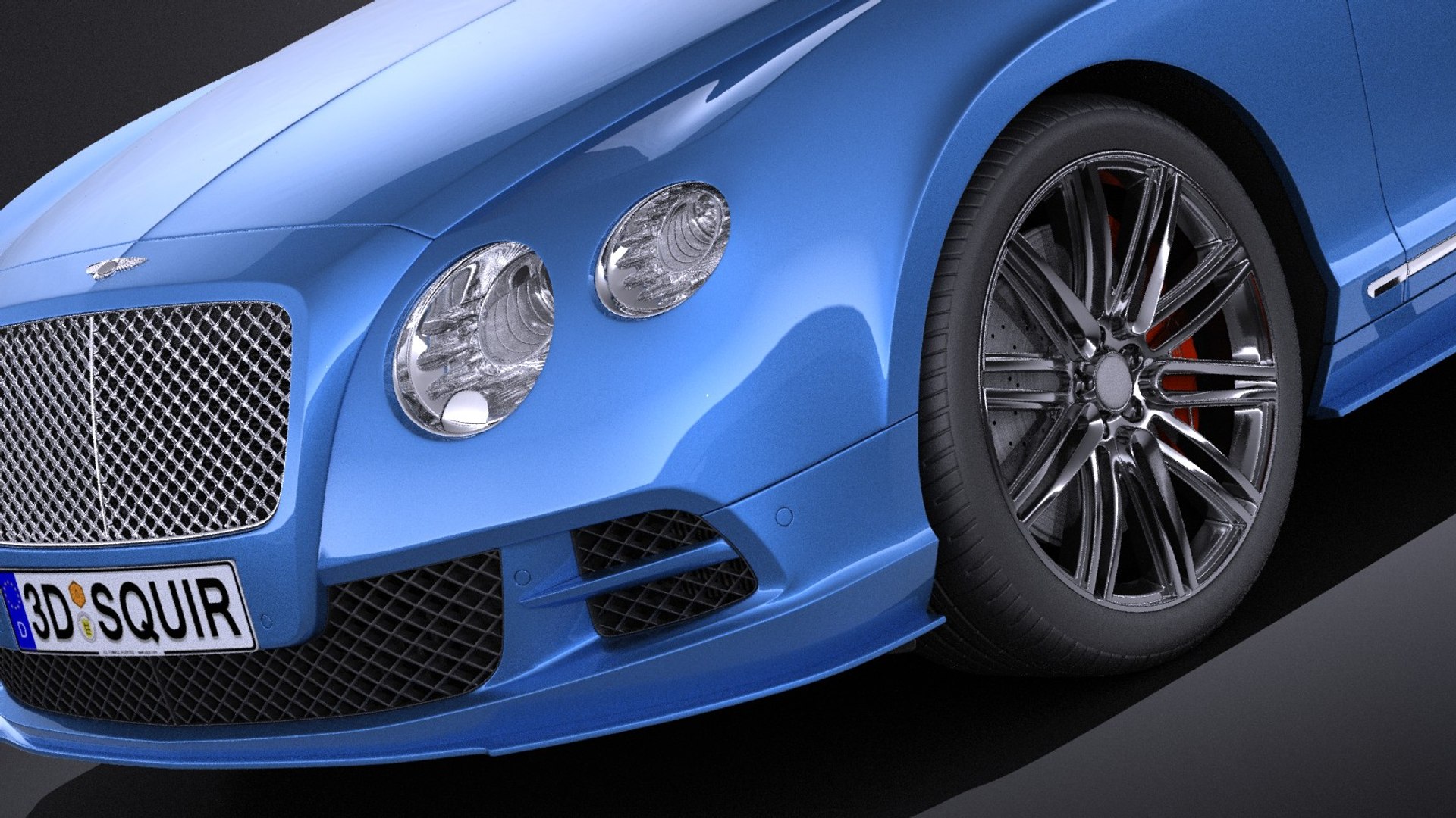 2015 Gt Bentley 3d Model