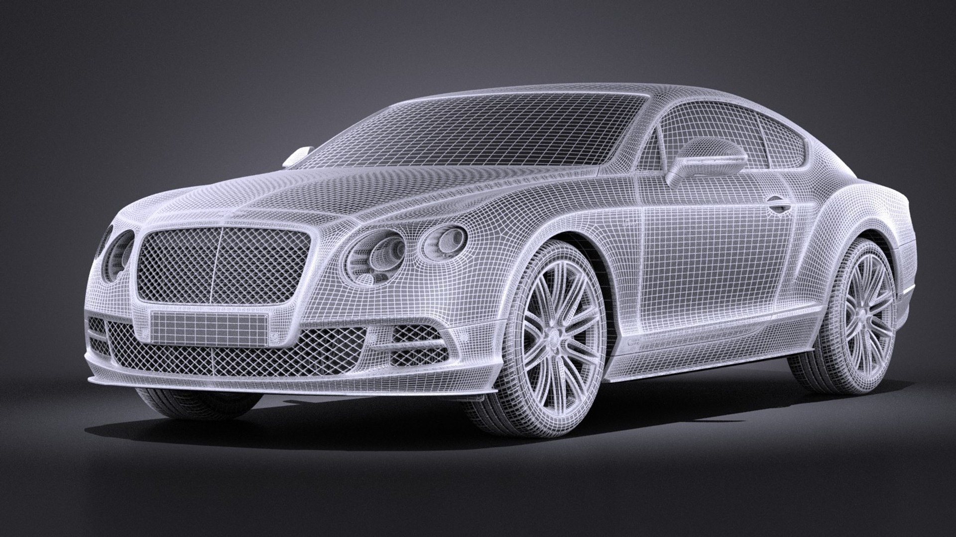 2015 Gt Bentley 3d Model