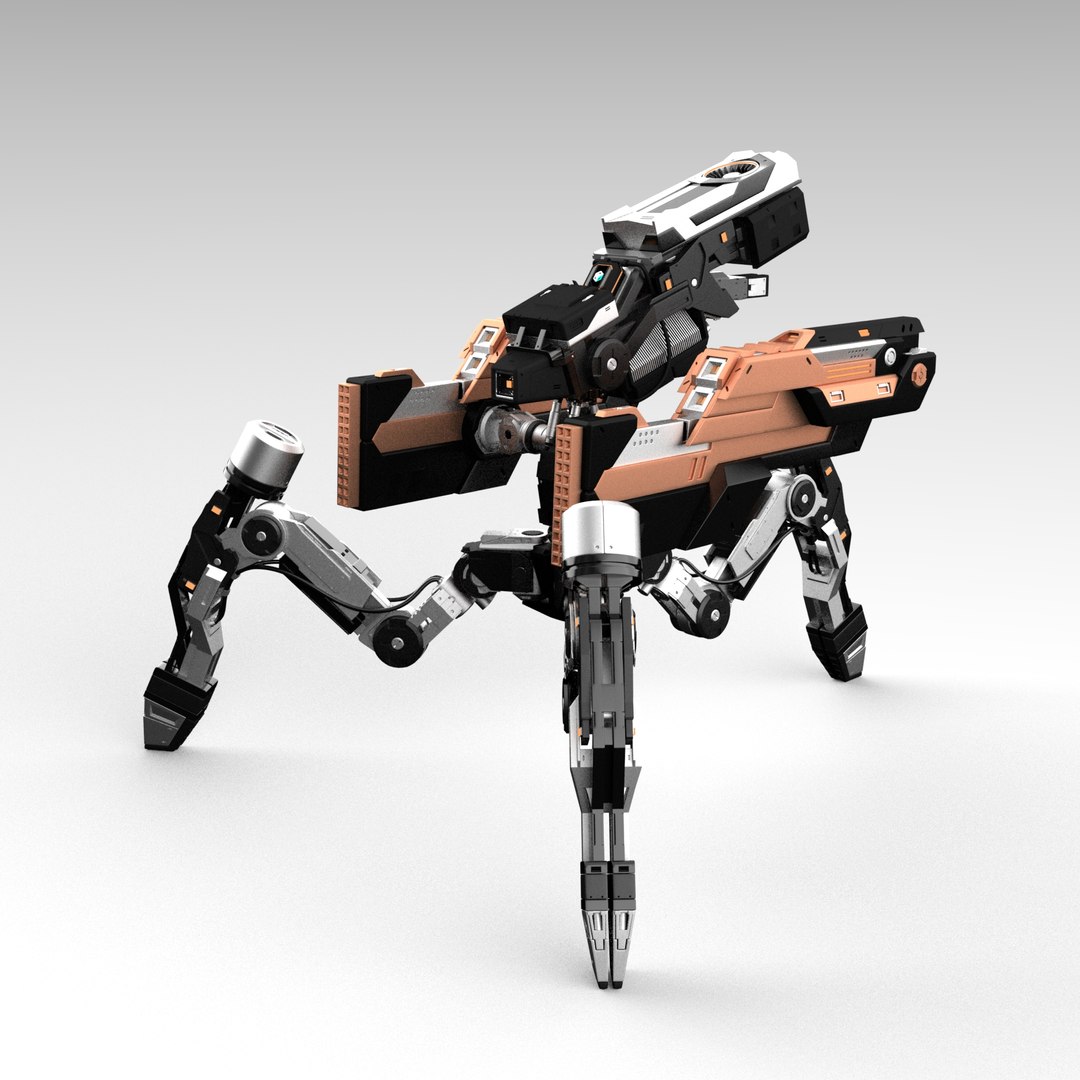 Robot Tribot 112f 3D Model - TurboSquid 1523285