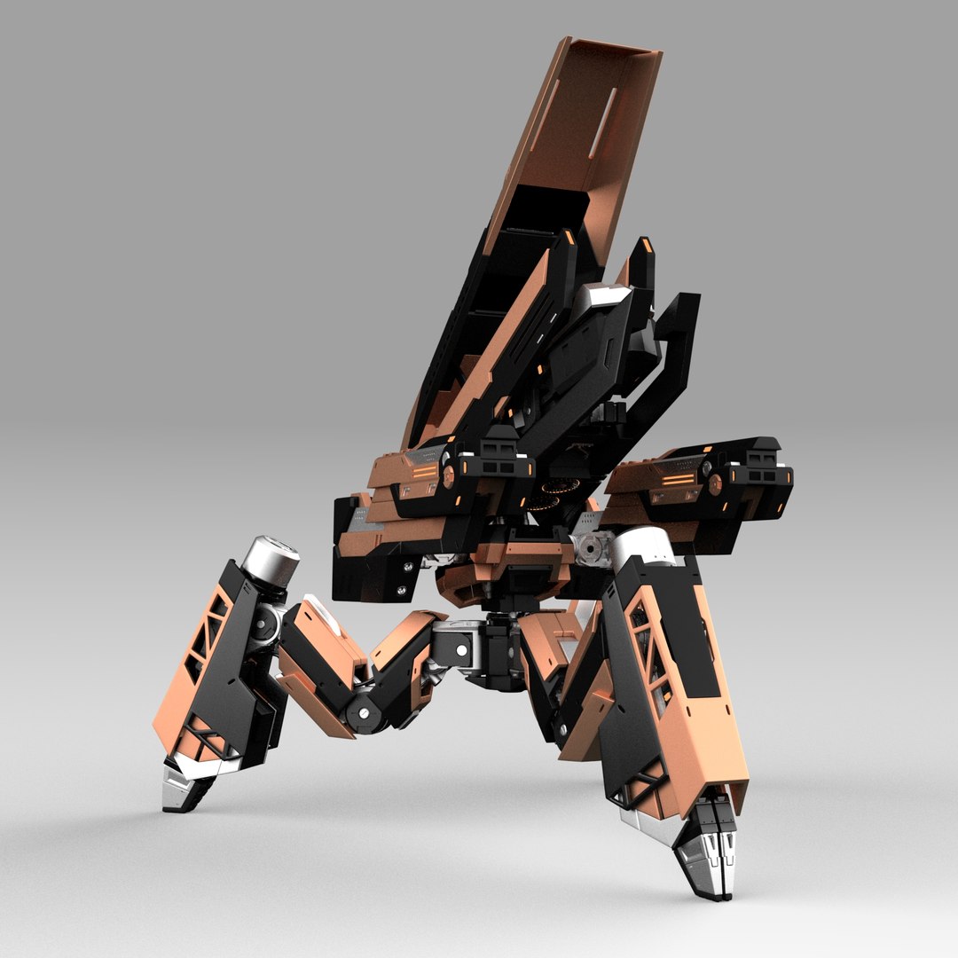 Robot Tribot 112f 3D Model - TurboSquid 1523285