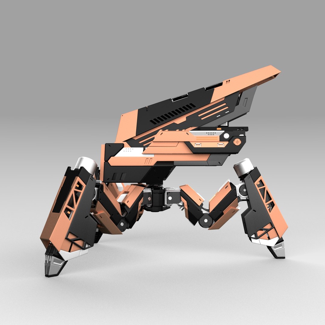 Robot Tribot 112f 3D Model - TurboSquid 1523285