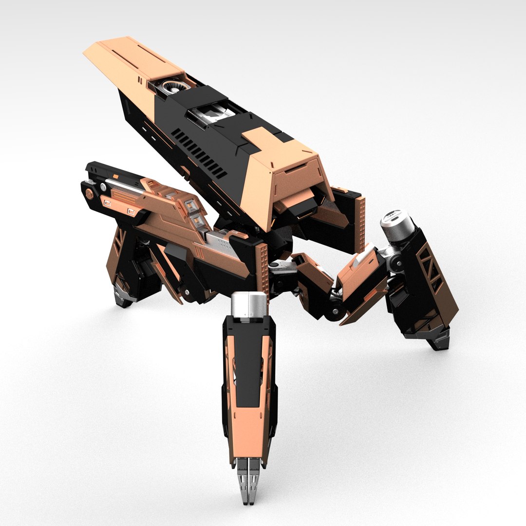 Robot Tribot 112f 3D Model - TurboSquid 1523285