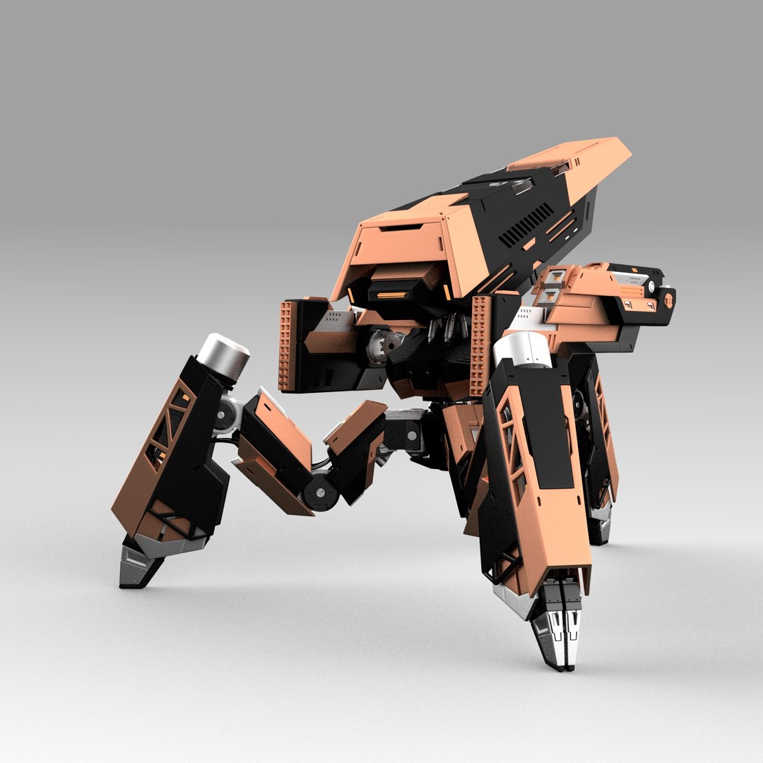 Robot Tribot 112f 3D Model - TurboSquid 1523285