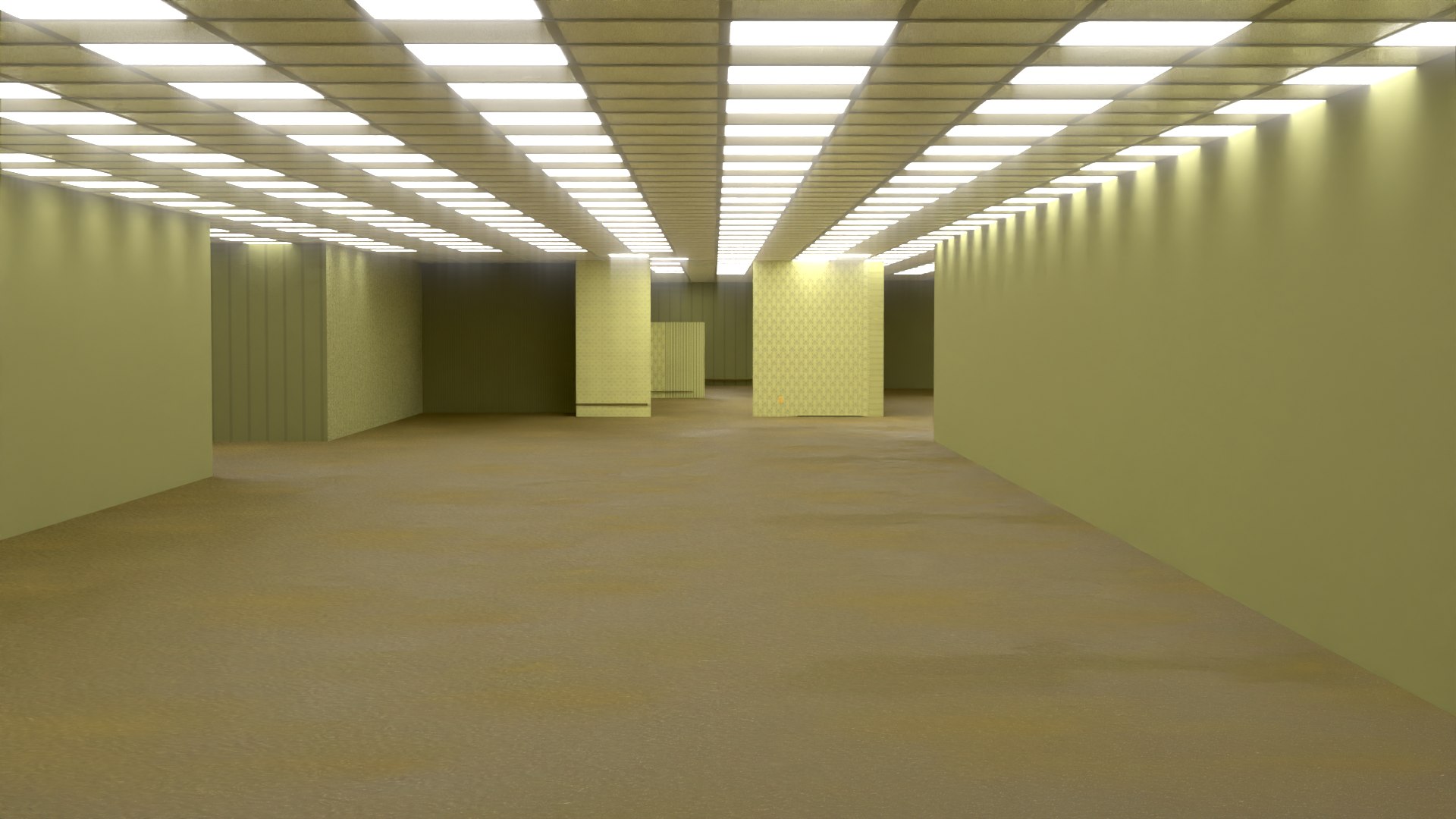 The Backrooms 3D Model - TurboSquid 1881246