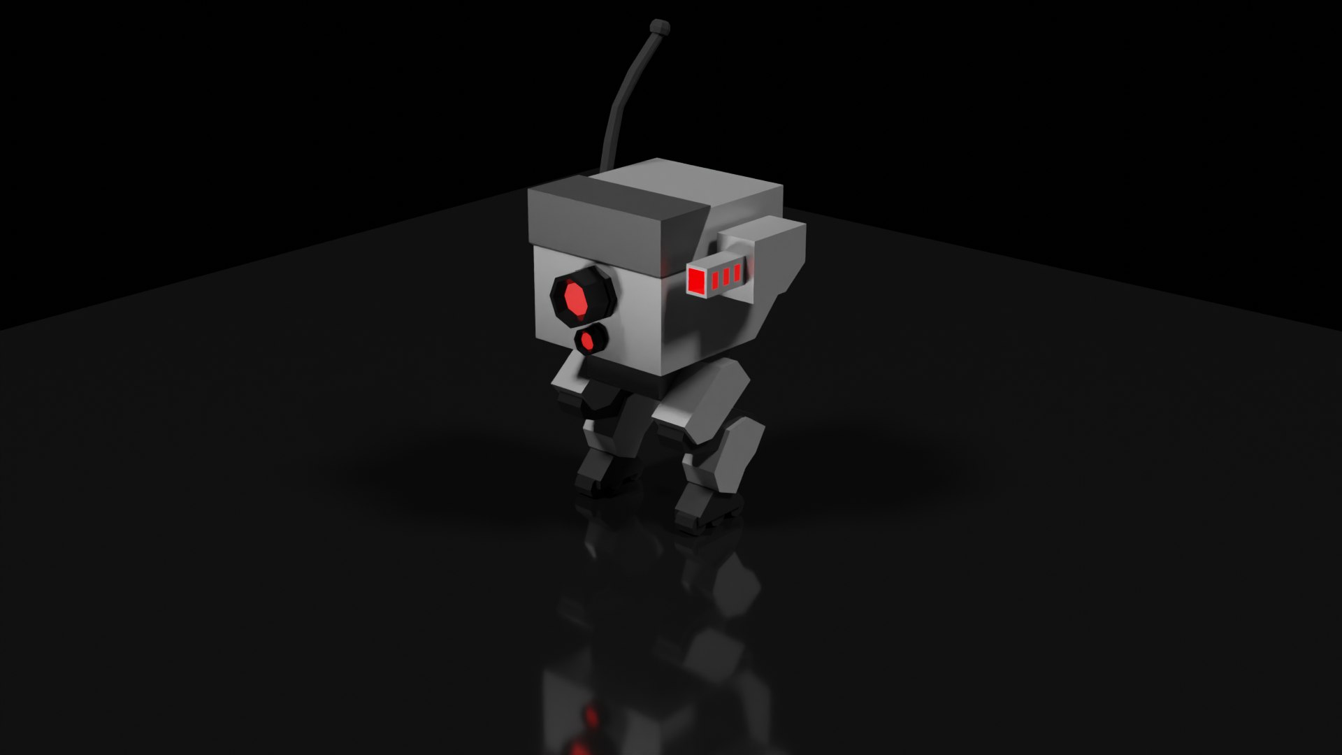 3D Lowpoly Scouting Robot - TurboSquid 1847535