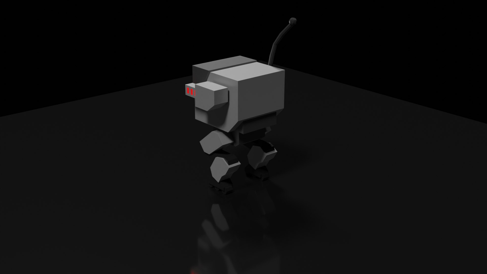 3D Lowpoly Scouting Robot - TurboSquid 1847535