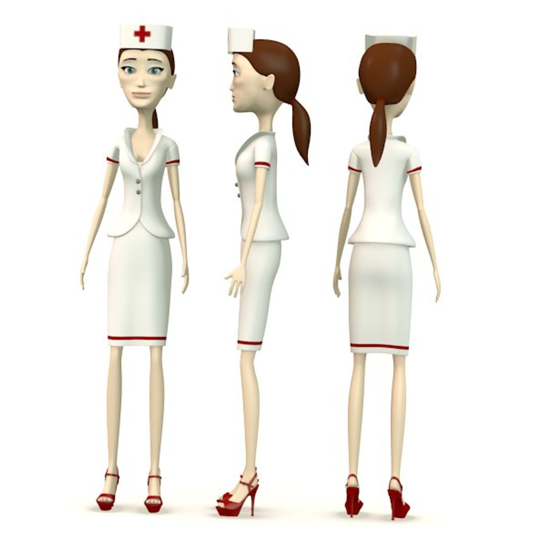 Cindy Nurse 3d Obj