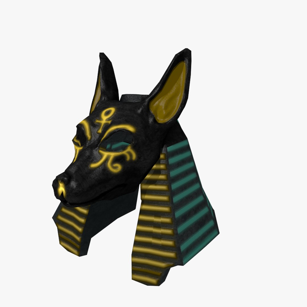 Anubis Mask 3D Model - TurboSquid 1436898