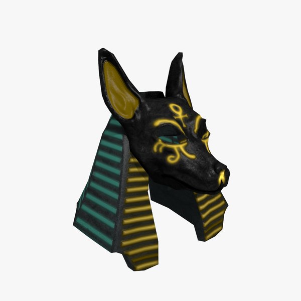 Anubis mask 3D model - TurboSquid 1436898