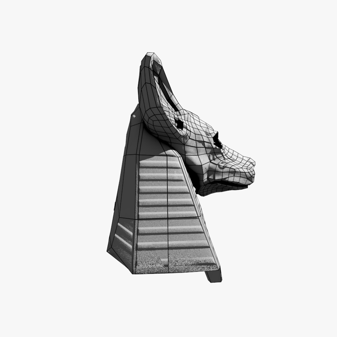 Anubis Mask 3D Model - TurboSquid 1436898