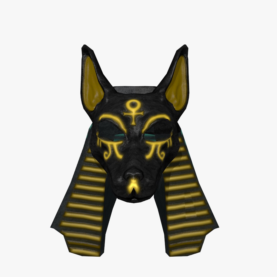 Anubis mask 3D model - TurboSquid 1436898