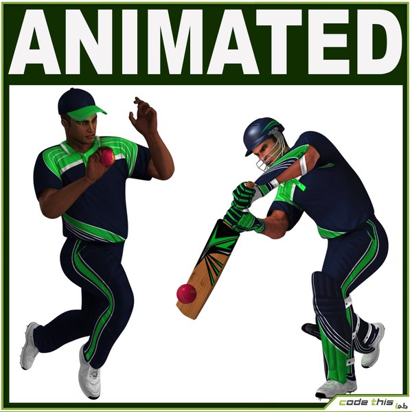 Cricket Player 3D Models for Download | TurboSquid