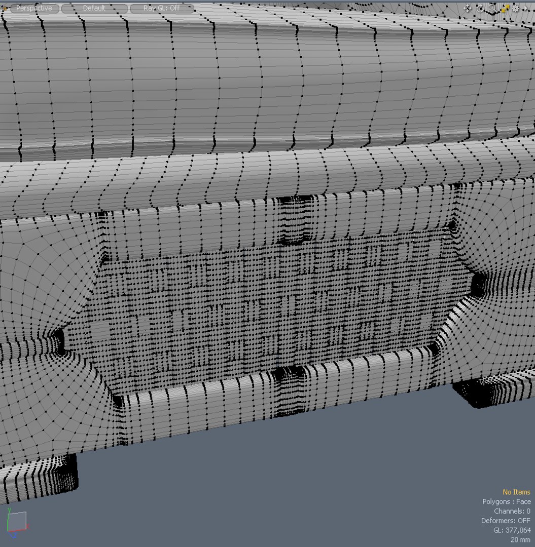 3d model leather armchair