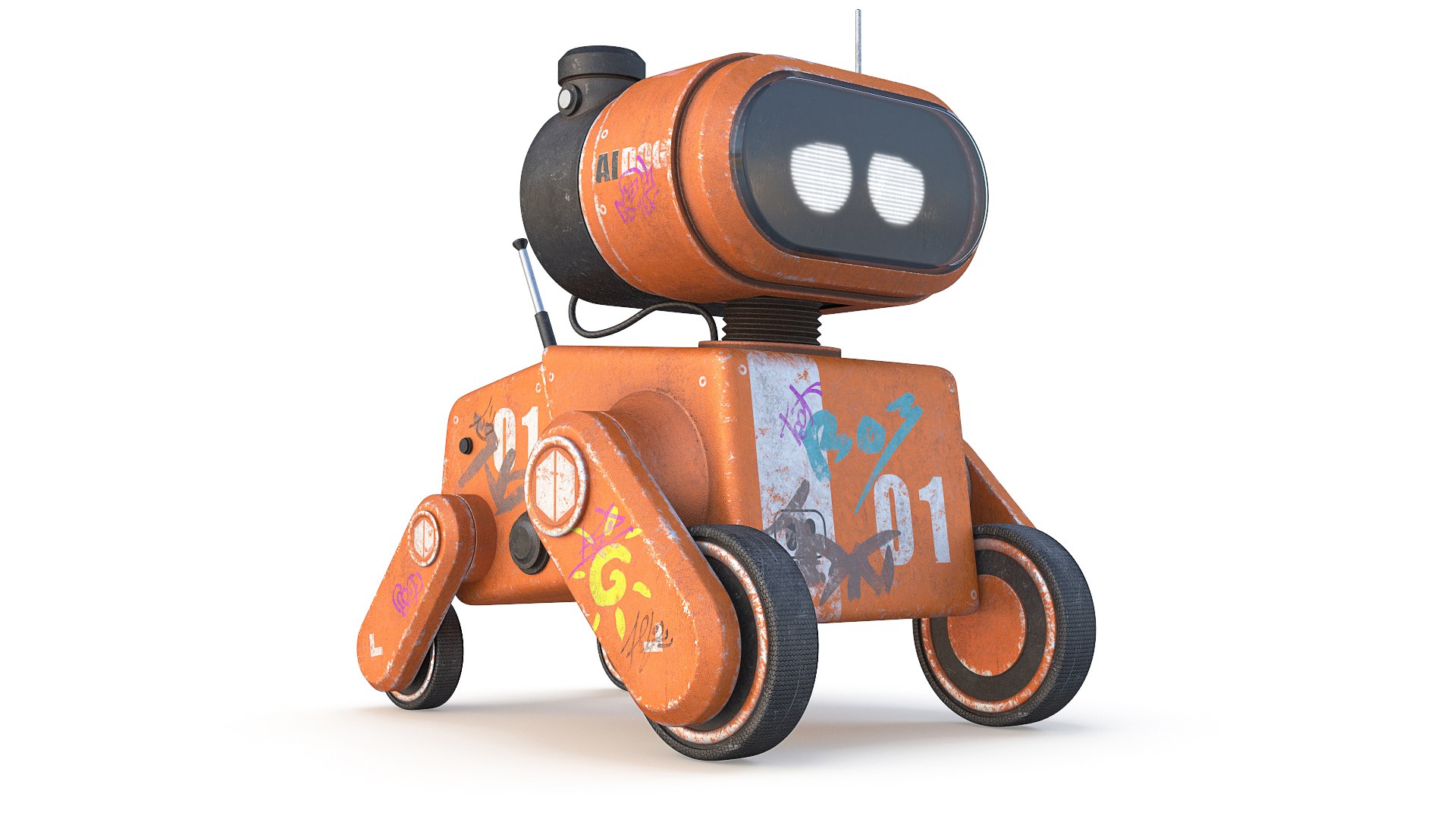 3D Cute Robot - TurboSquid 2211396