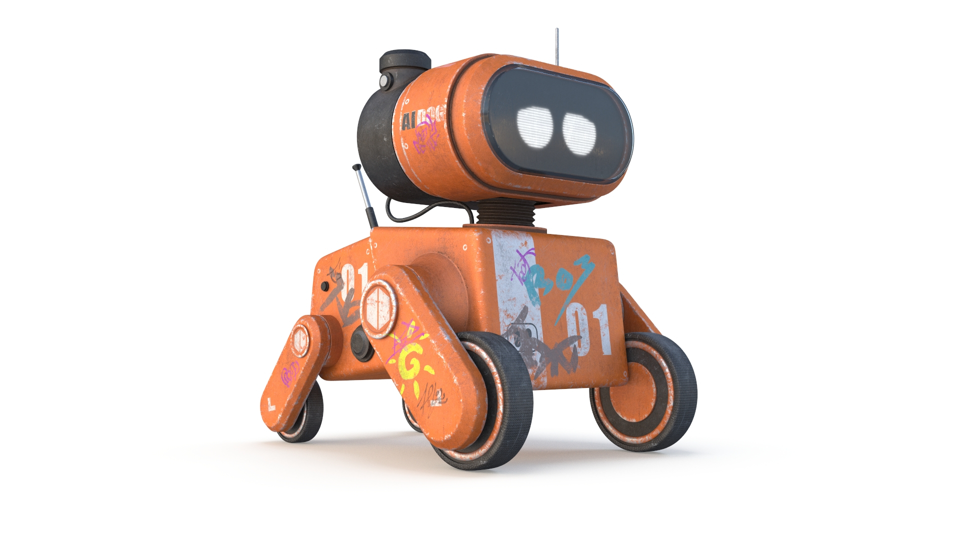 3D Cute Robot - TurboSquid 2211396