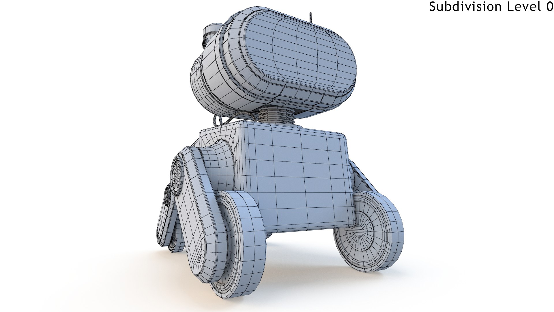 3D Cute Robot - TurboSquid 2211396