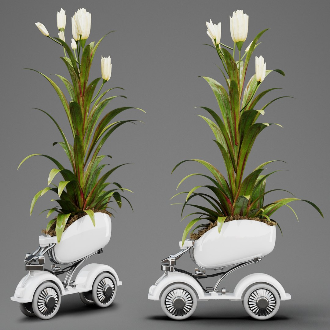 3D Indoor Plant Flower 01 - TurboSquid 2203047