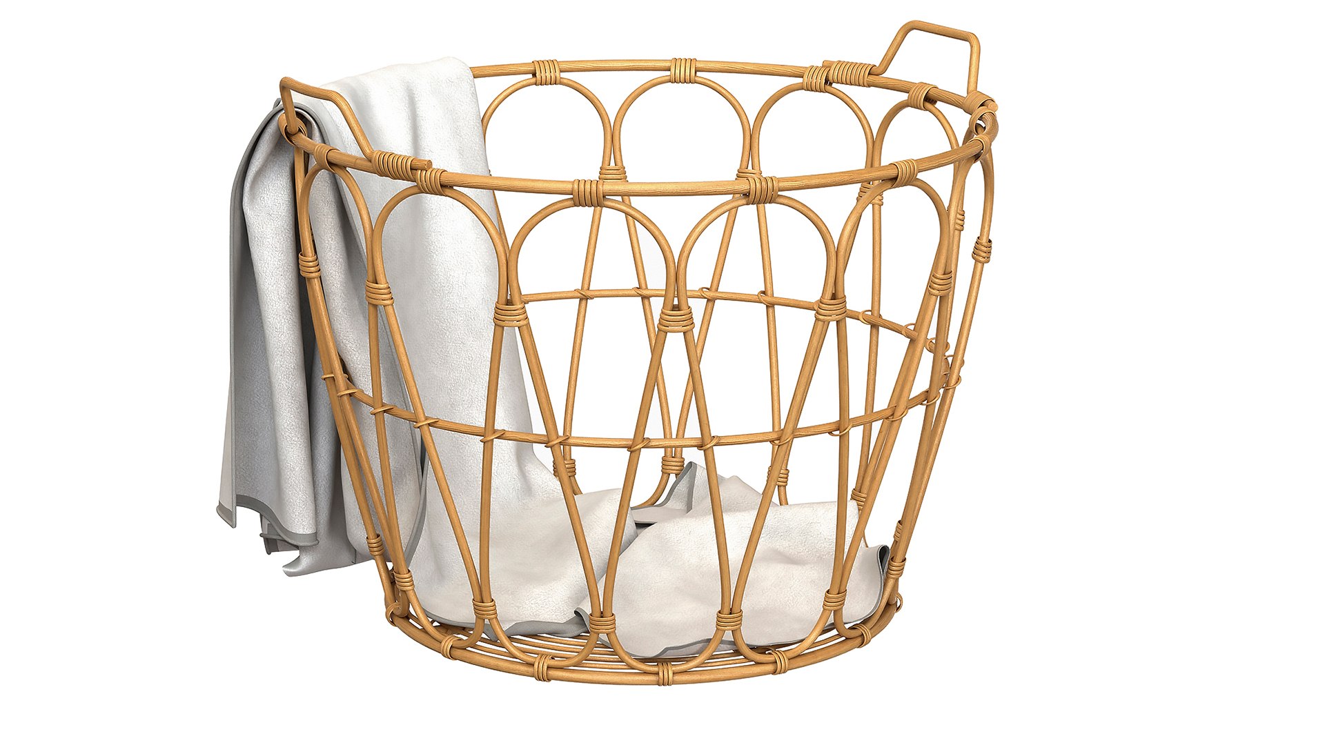 RATTAN Snidad Ikea Basket 3D Model - TurboSquid 1907260