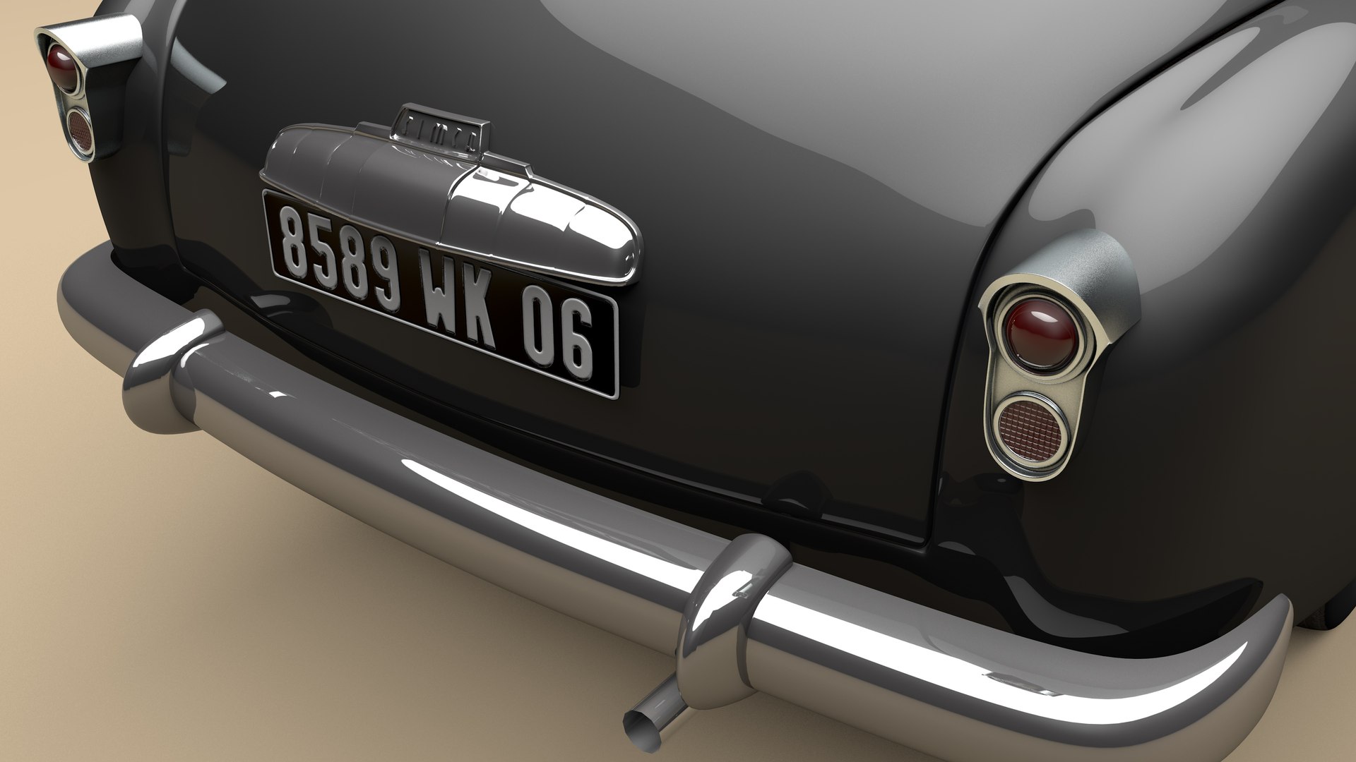 3D Aronde 1952 Simca Model - TurboSquid 1418107