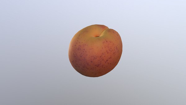 3D apricot 01 fruit model - TurboSquid 1581025