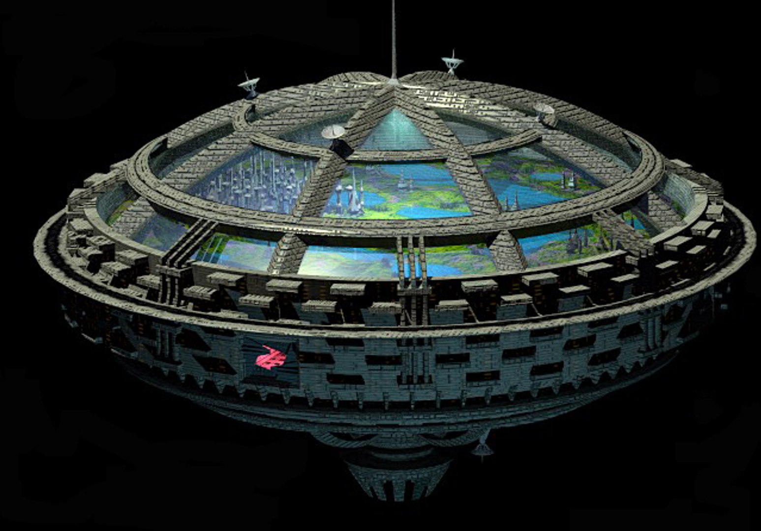Ark Sky 3d Model