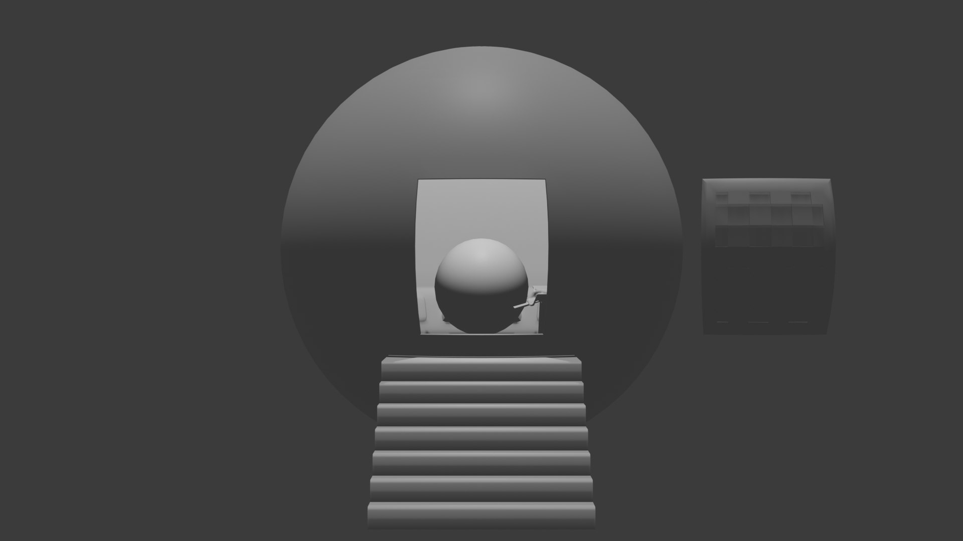 3D Sphere Room And Furnishing - TurboSquid 2221840