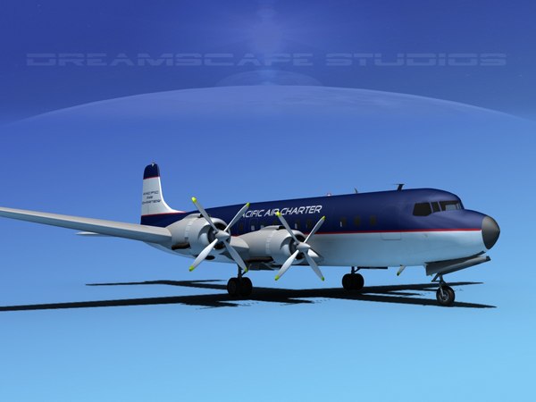 Mcdonnell Douglas Dc-7 3D Models for Download | TurboSquid