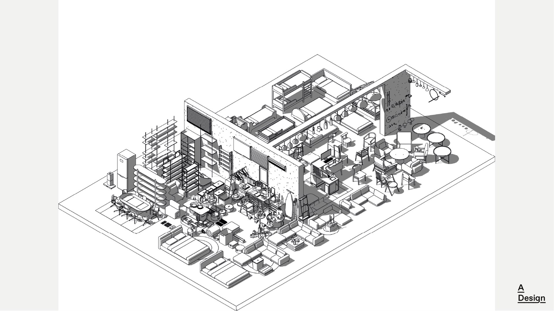 Set Of Luxury Furniture - Pack Of Revit Families 3D Model - TurboSquid ...