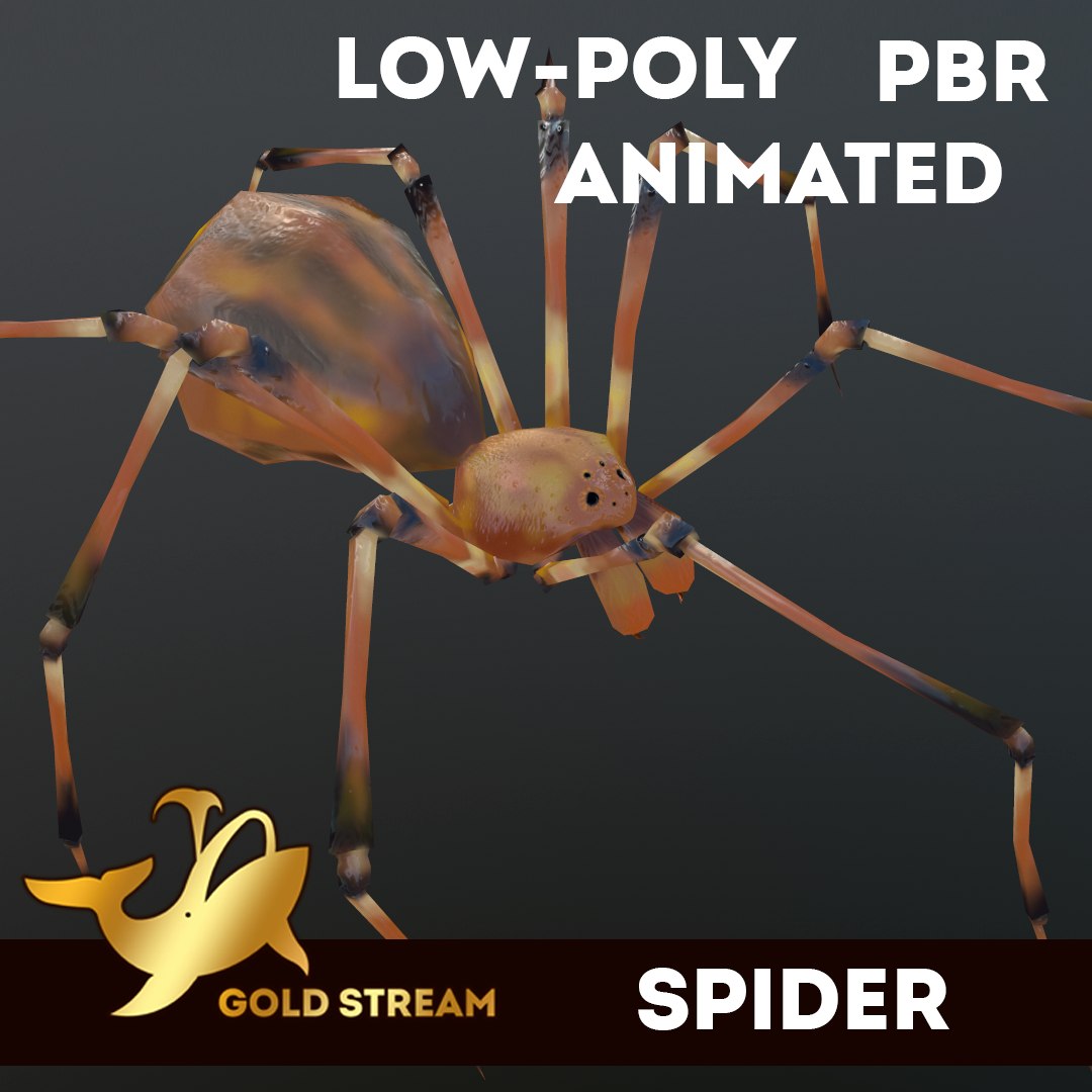 3D Spider Animation Walk Model - TurboSquid 1483462