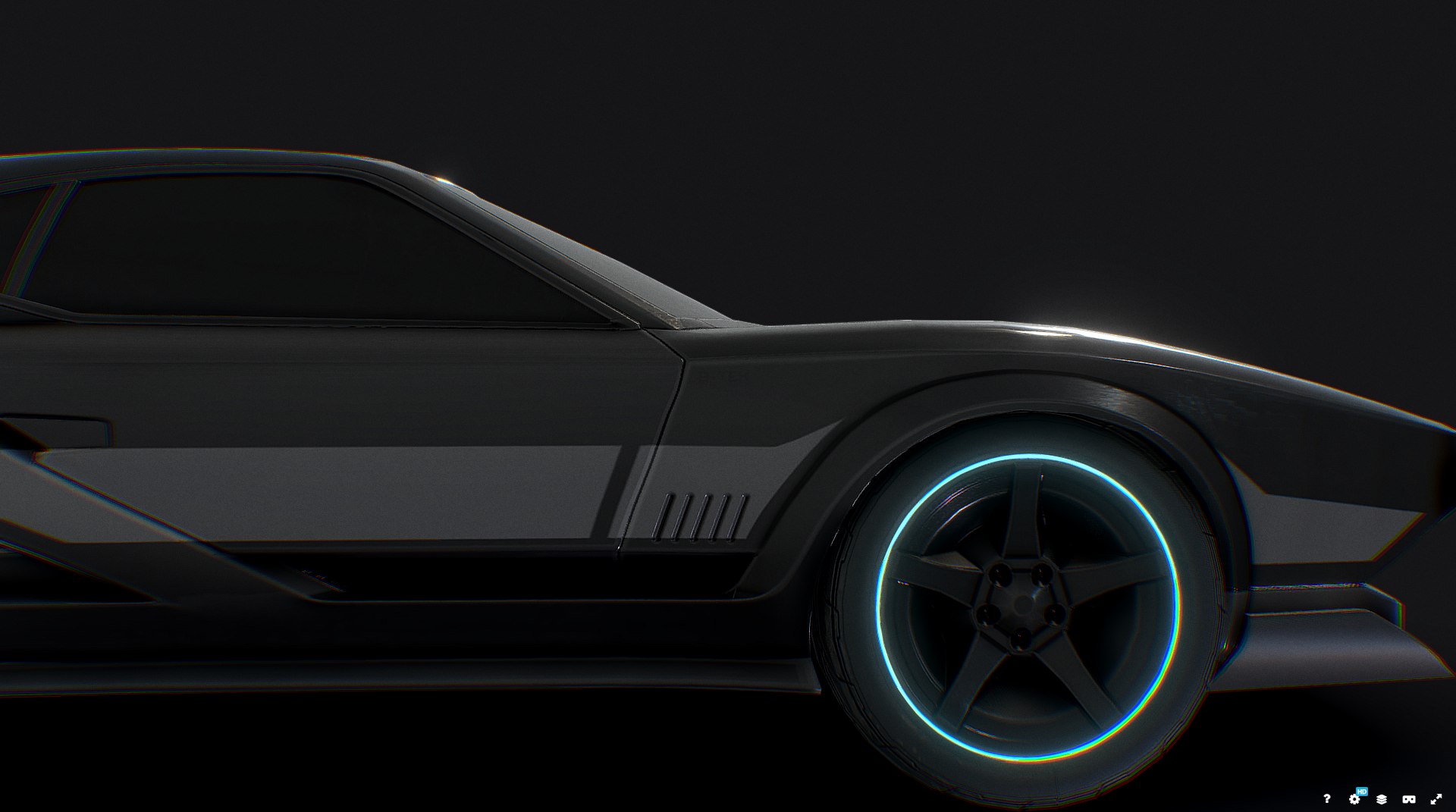 Neon Car 3D Model - TurboSquid 2322521