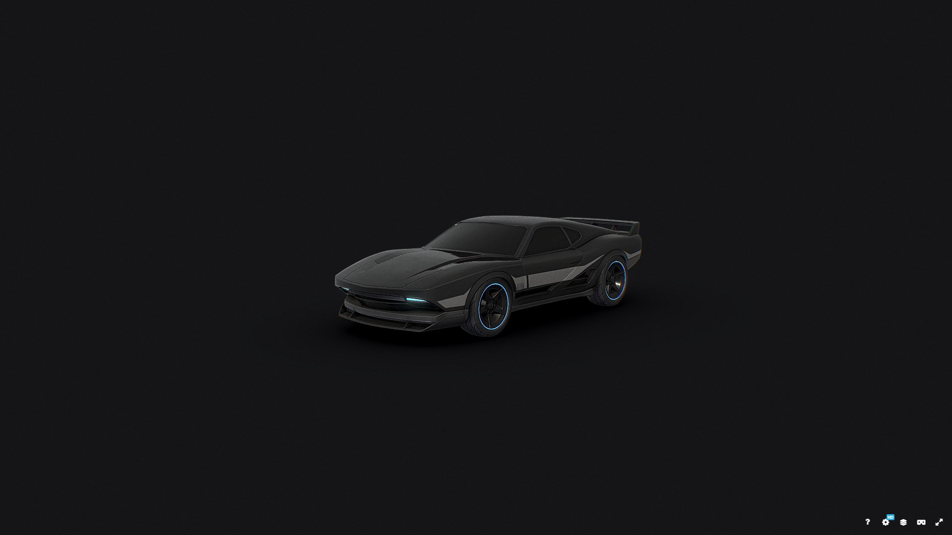Neon Car 3D Model - TurboSquid 2322521