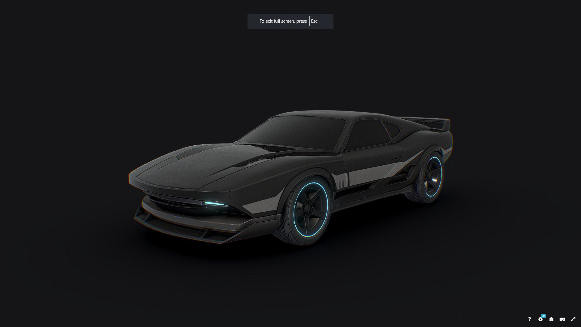 Neon Car 3D Model - TurboSquid 2322521