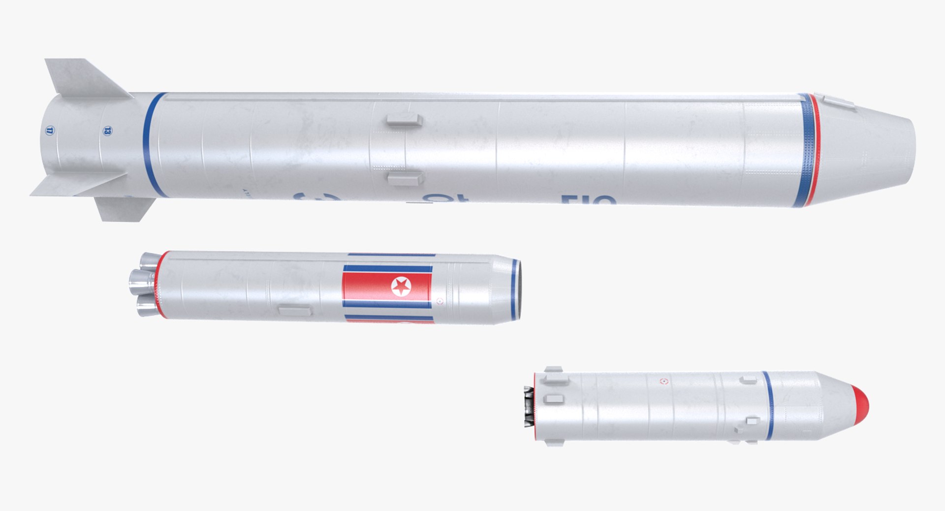 3D Taepodong 2 North Korean Model - TurboSquid 1253419